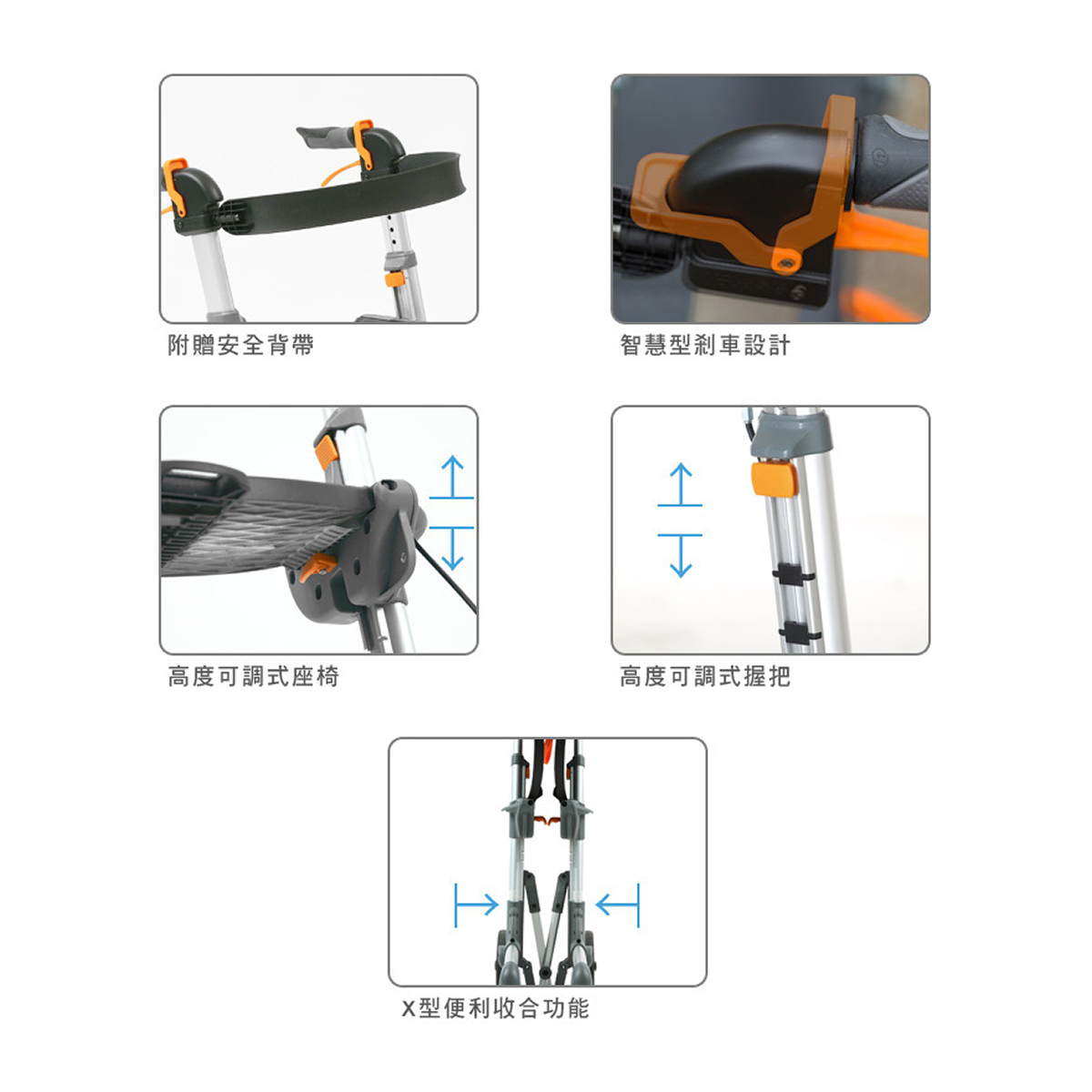 Eurovema S7 步行助行器 含專用安全背帶 Compact Smart 助步車 帶輪助步車 散步車 四輪車 | 蝦皮購物