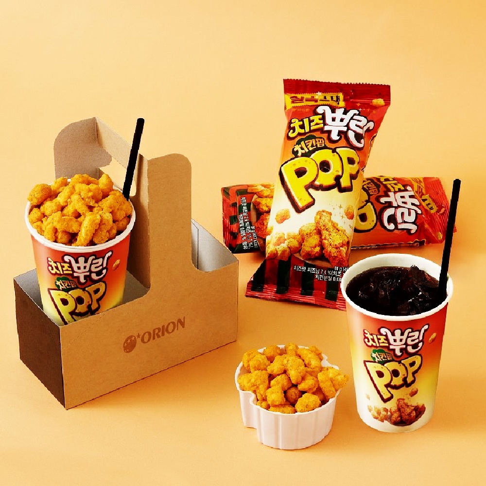 好麗友 雞米花脆餅 韓式炸雞 81g【蘇珊小姐】韓式起司炸雞口味 韓國原裝進口 韓國orion | 蝦皮購物