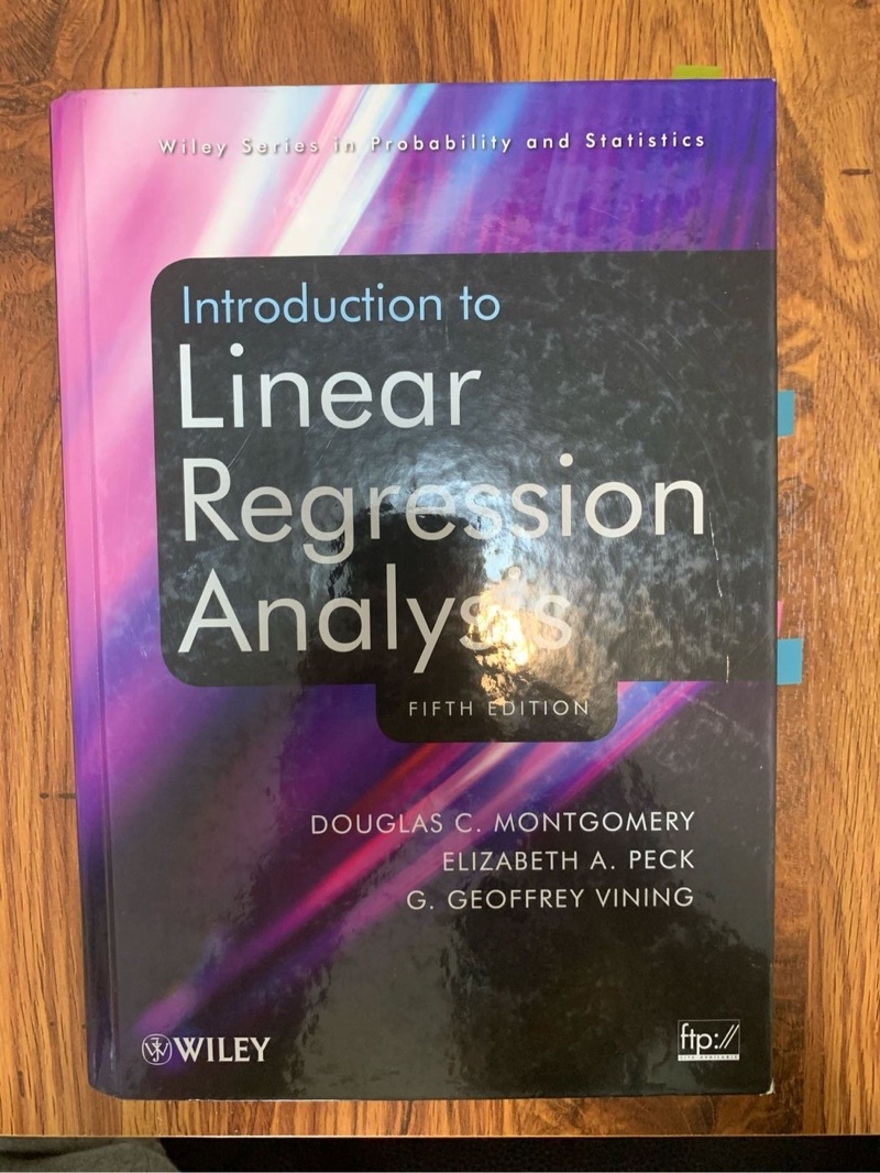 Introduction to Linear Regression Analysis | 蝦皮購物