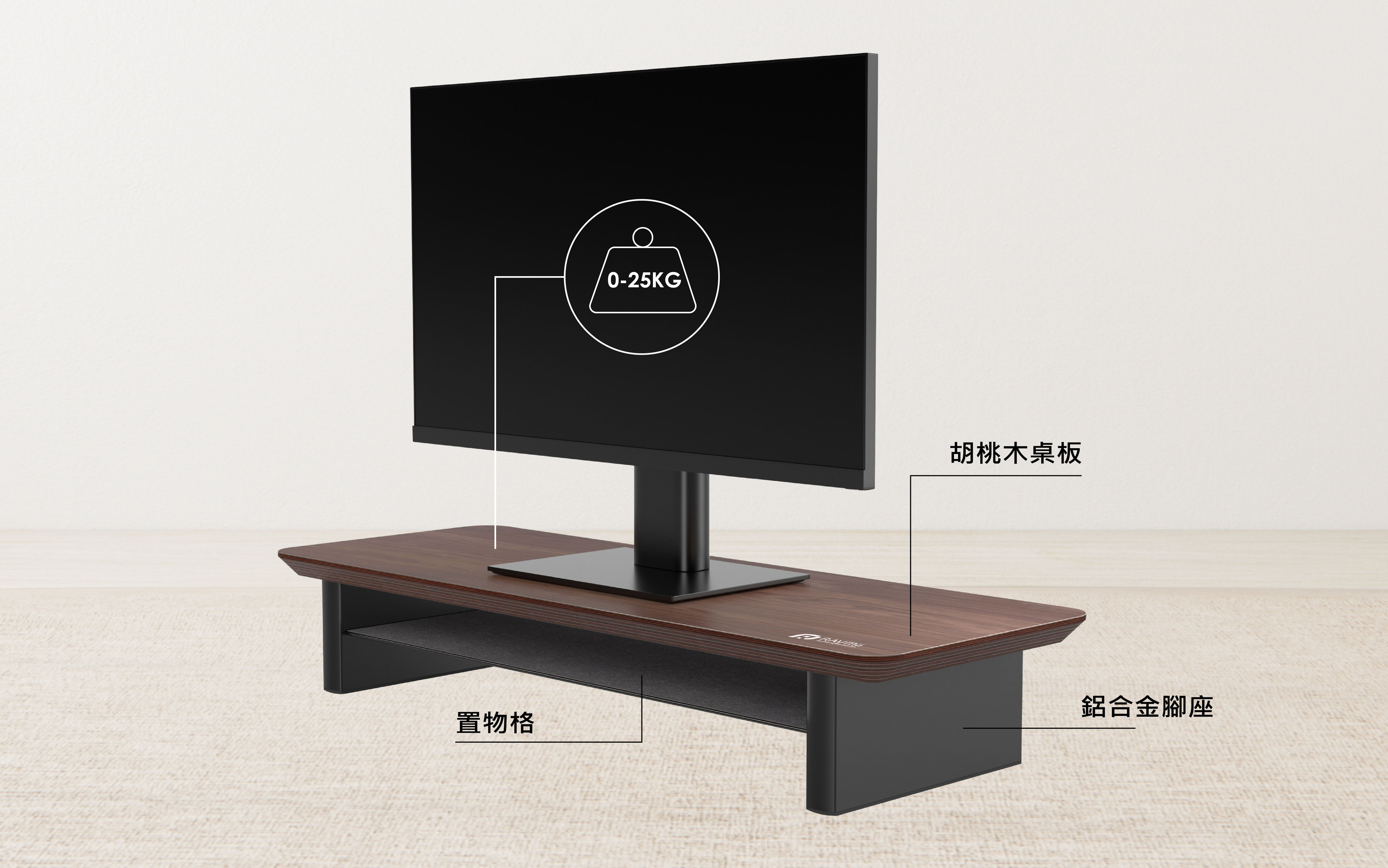 【瑞米 Raymii】ND-65-T 桌上型多功能電腦螢幕桌架 螢幕架 螢幕增高架 筆電支架 增高架 電腦架 | 蝦皮購物