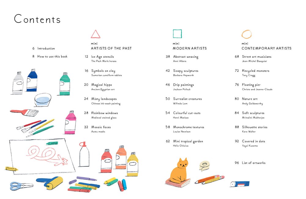 Mini Artists: 20 projects inspired by the great artists(小小藝術家：透過20位藝術大師 ...