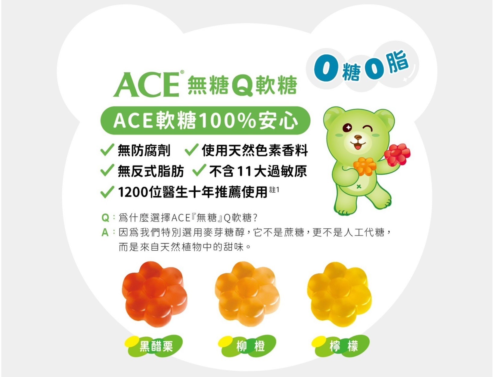 【福興瑞安藥局】歐洲進口 ACE經典軟糖系列 水果Q軟糖 字母Q軟糖 無糖Q軟糖 酸Q軟糖 | 蝦皮購物