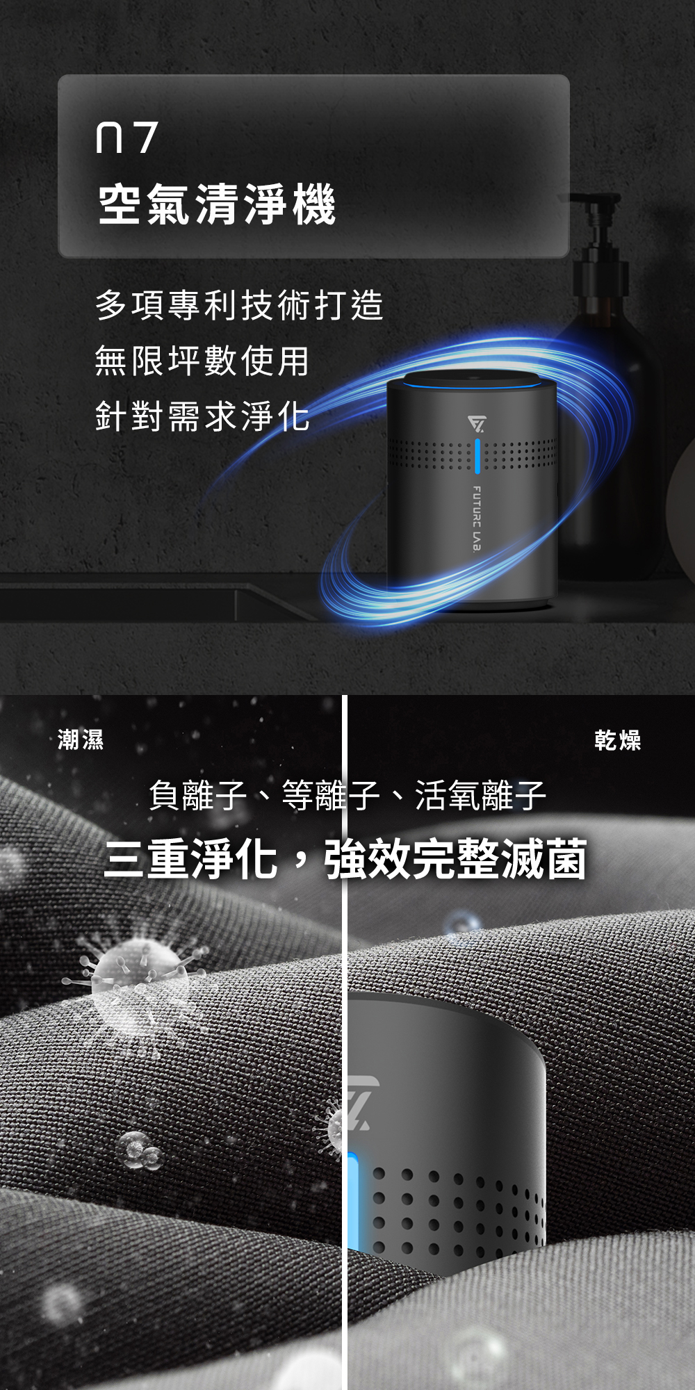 【未來實驗室】N7+N7S+N7D 空氣清淨調理3入組(分開裝) 空氣清淨機 | 蝦皮購物