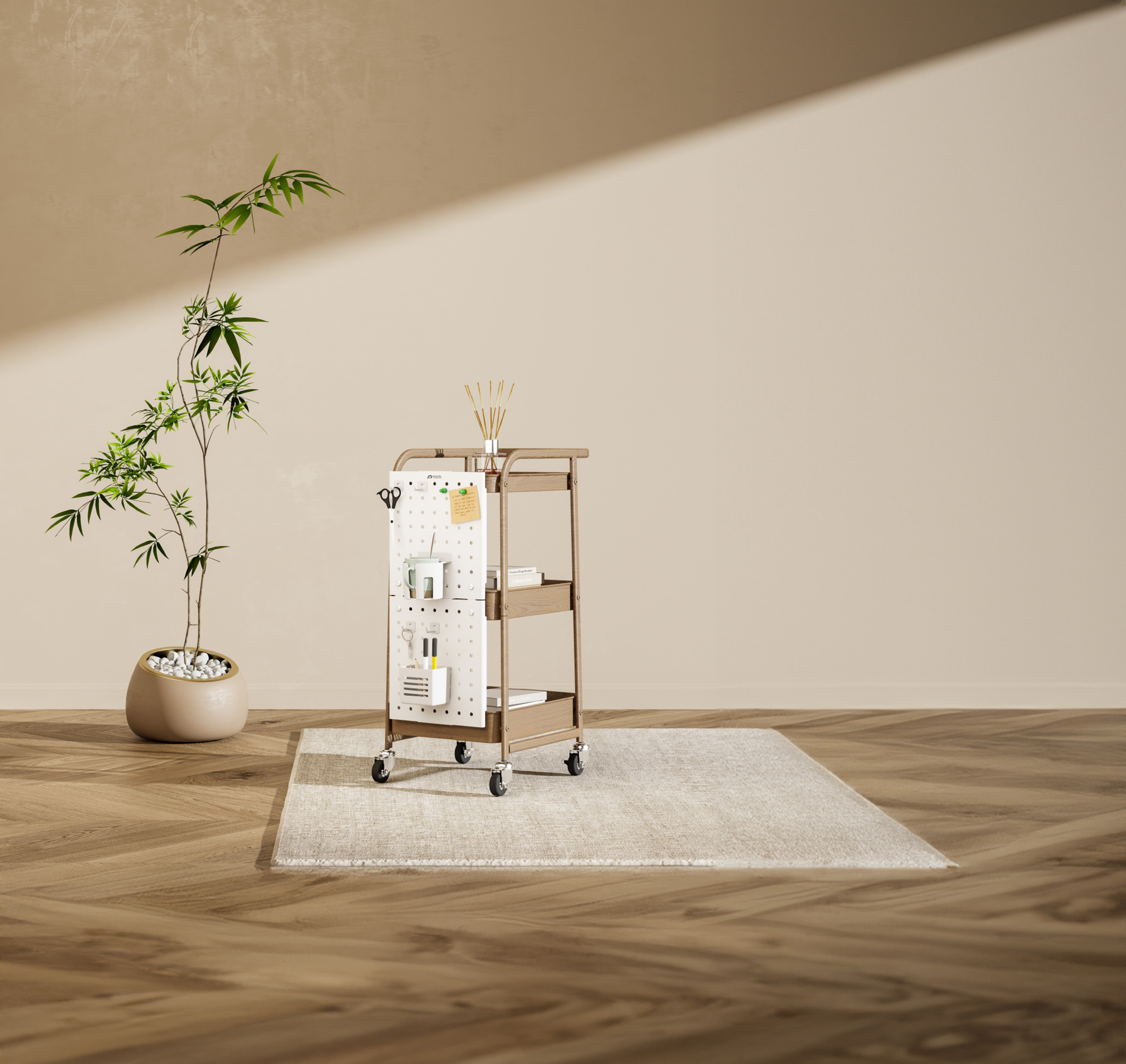 【瑞米 Raymii】LSA-83 懸掛式收納洞洞板 收納立架 時尚多功能收納支架 懸掛 收納牆 居家 辦公 | 蝦皮購物