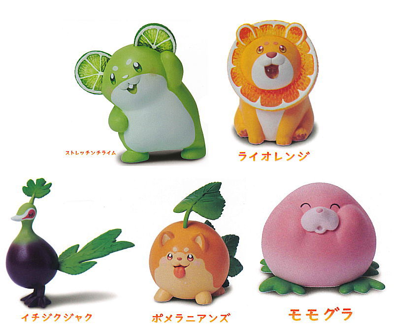 「Vic Toy」扭蛋 轉蛋 動物愛好系列 水果妖精 P2/P3 小柿狐 葡萄兔 琵琶鱷魚 酪梨鳥 公橙獅 無花果孔雀 | 蝦皮購物