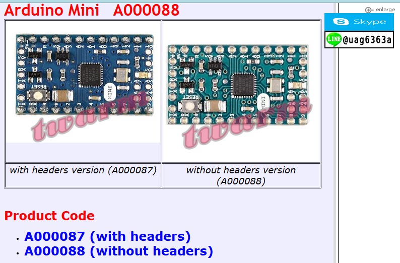 TW5938 / 現貨 Arduino Mini 小型微控制器 ATmega328 義大利原廠（A000088） | 蝦皮購物