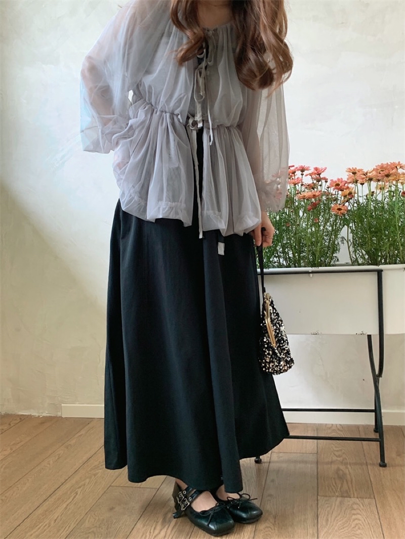 ♡NiNi collection♡雙層網紗罩衫 | 蝦皮購物