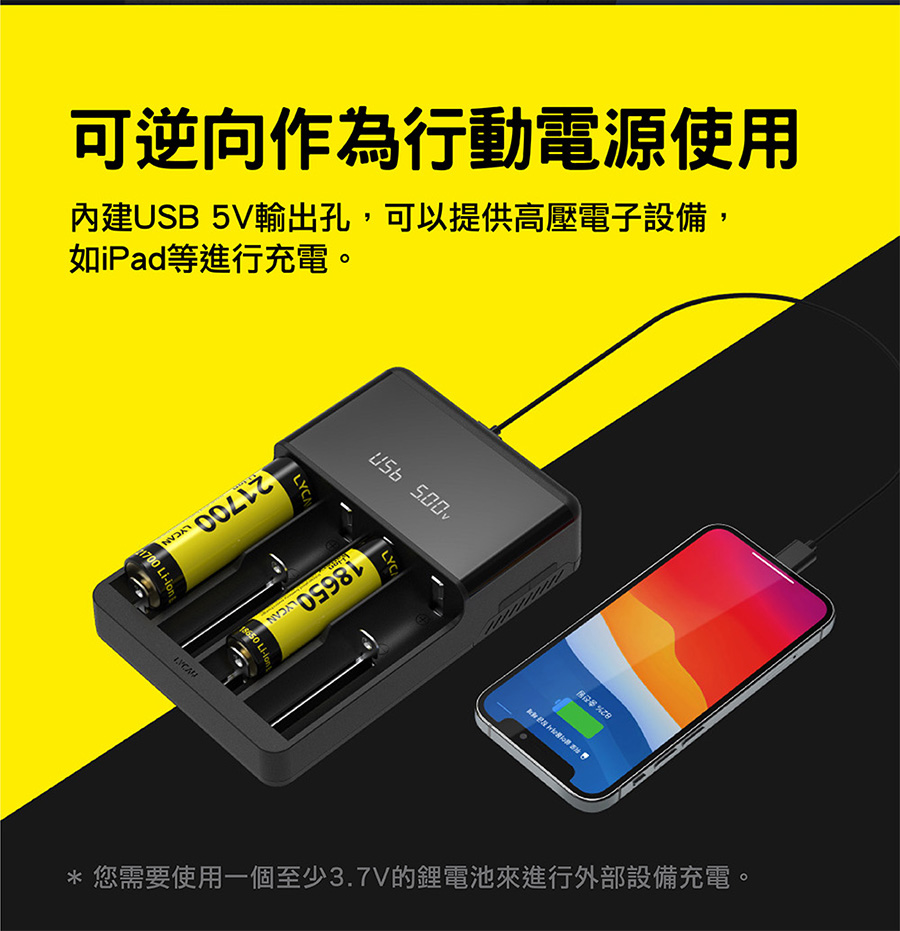 《LYCAN》L4 PLUS 充電器｜【IDiver海怪水下】不含電池 LED顯示電量 高速快充 防過熱 | 蝦皮購物