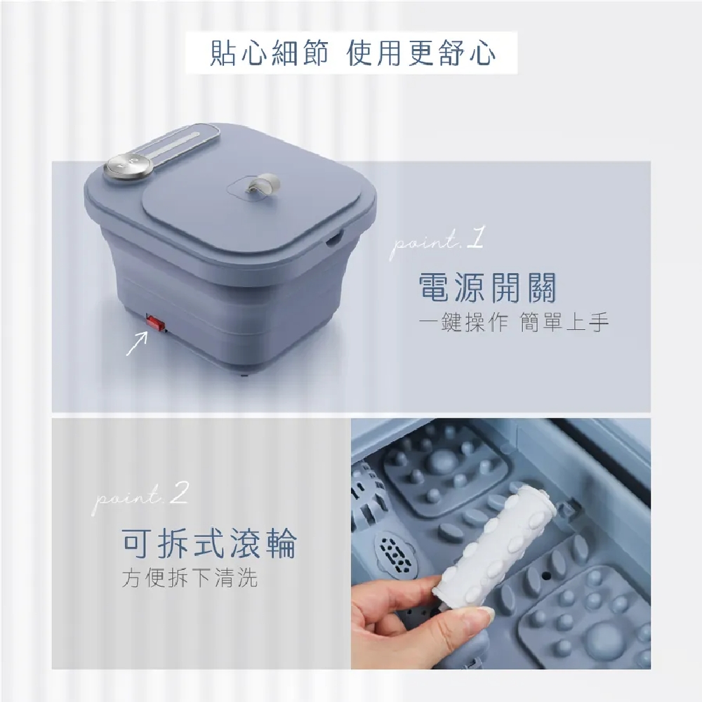 【KINYO】氣泡SPA摺疊足浴機 (IFM-7002)~泡腳機 折疊收納 恆溫氣泡按摩♥輕頑味 | 蝦皮購物