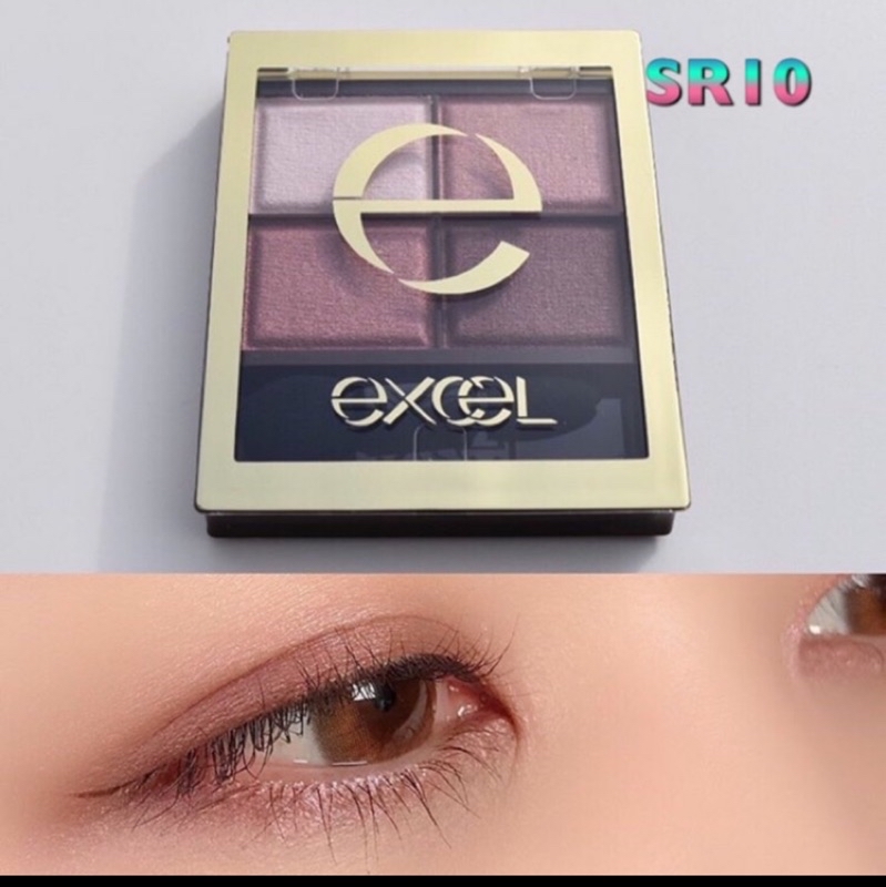 【SR14限定現貨+預購】EXCEL 眼影 4色眼影 SR14 SR06 薰衣草粉棕 sr10 大地色 SR系列 | 蝦皮購物