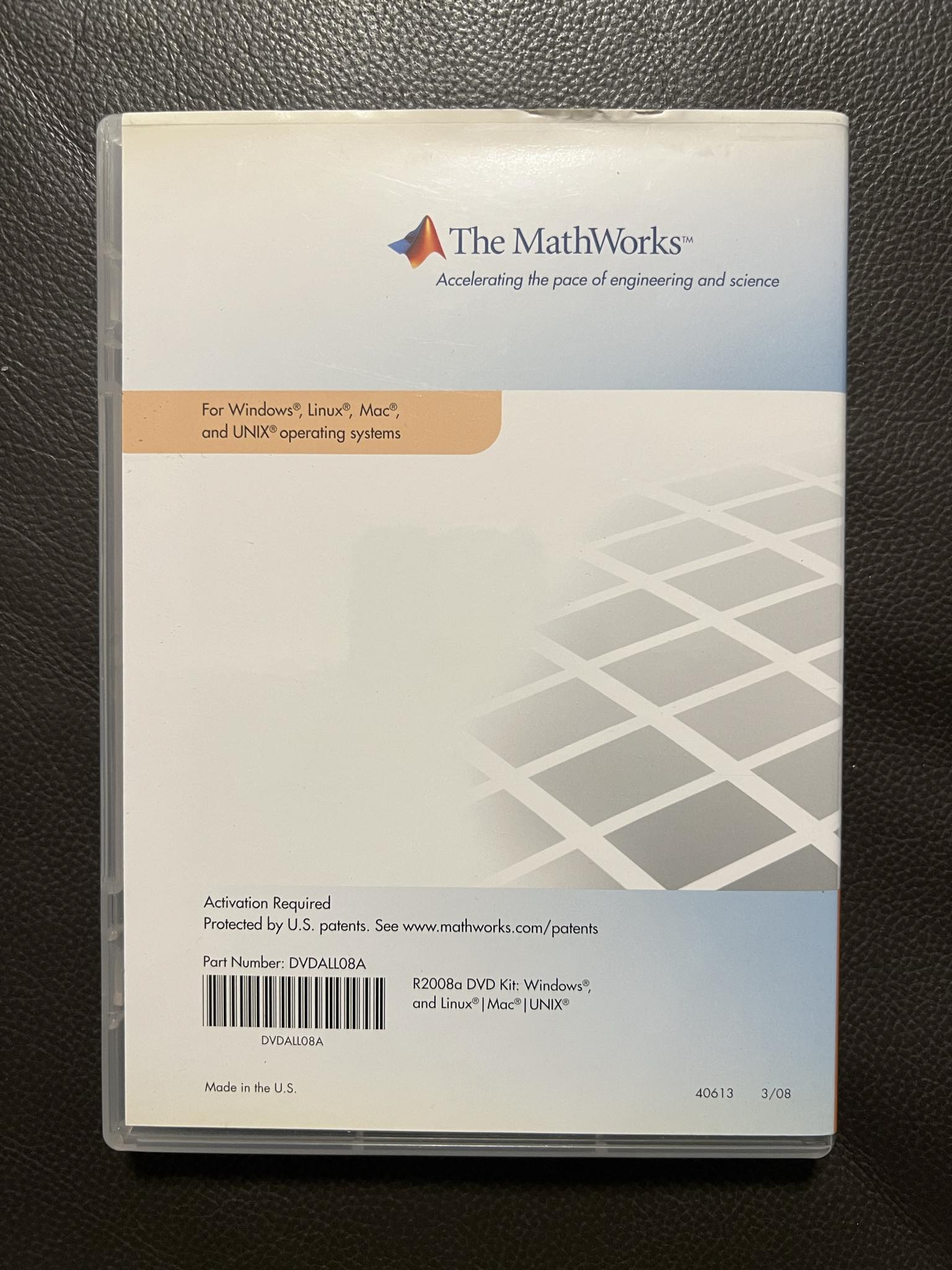 The MathWorks MATLAB & SIMULINK R2008a DVD Kit | 蝦皮購物