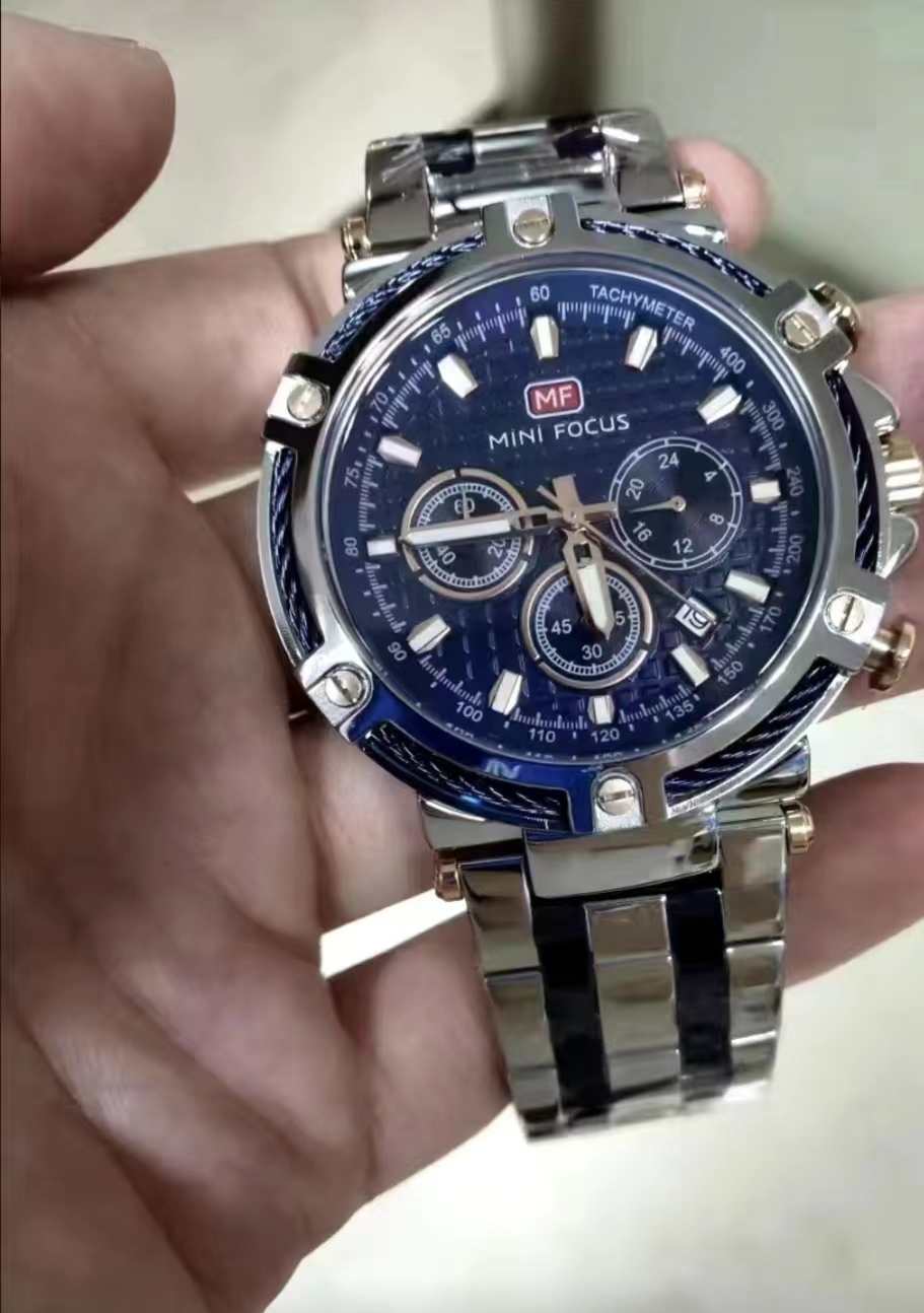爆款 MINI FOCUS MF0470G進口機芯 男錶 防水手錶 夜光手錶 鋼帶手錶 石英手錶 防水錶 腕錶 男手錶 | 蝦皮購物