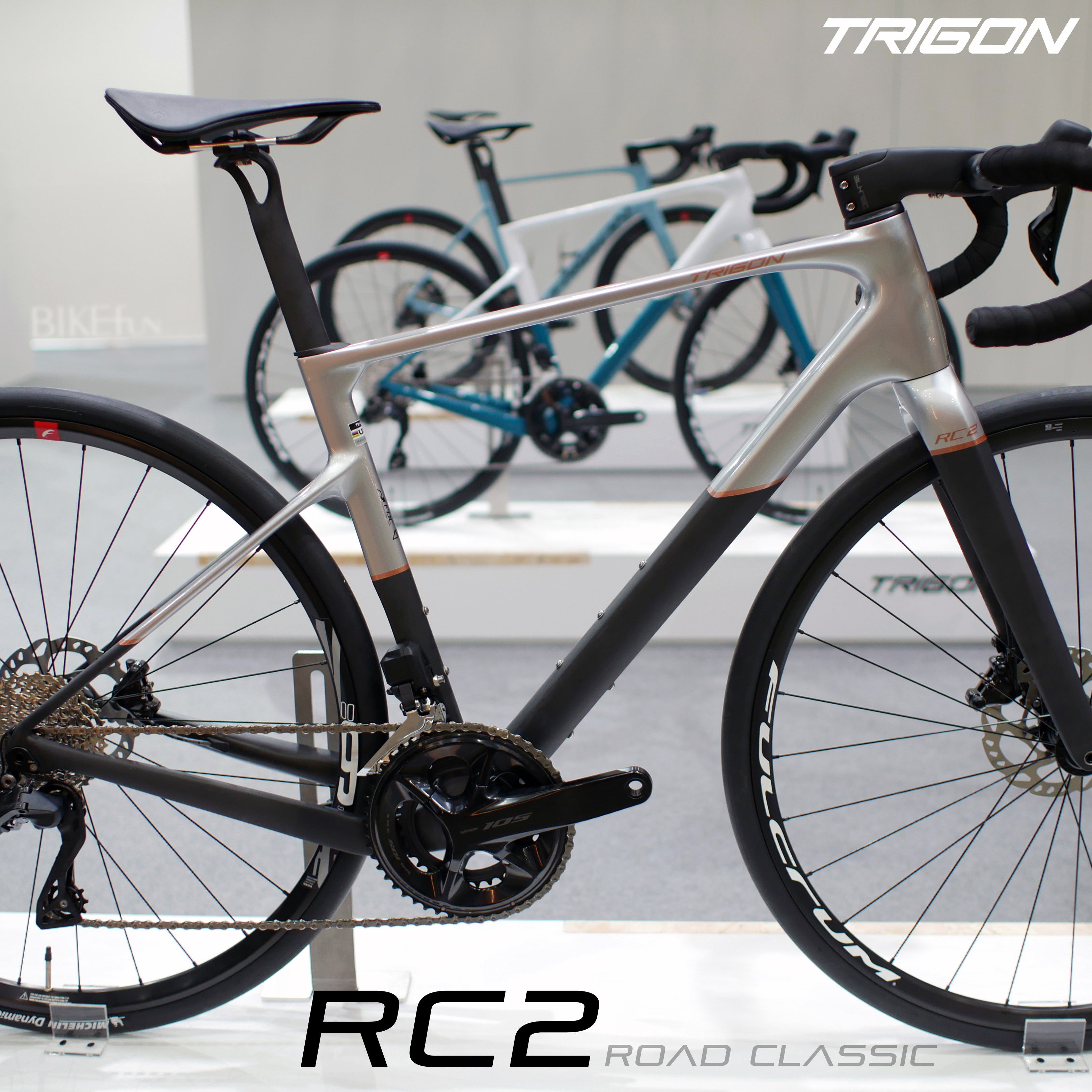 TRIGON RC2 碟煞公路車 105 Di2電變成車 車架組 台灣特別版 經典 > BIKEfun拜訪單車 | 蝦皮購物