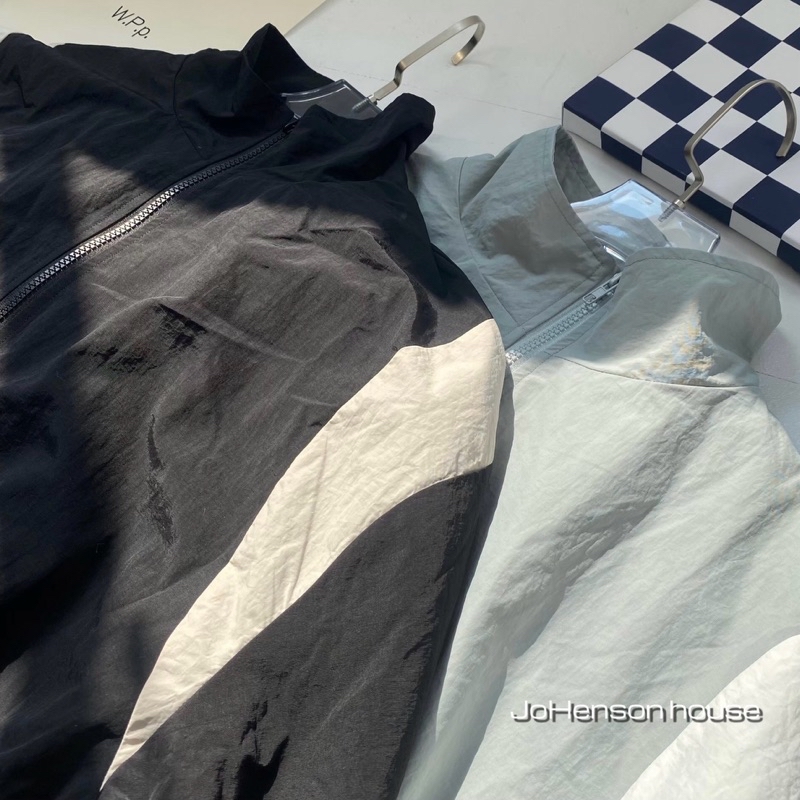 【JoHenson】槍背帶風衣外套 尼龍 防水 韓系 防風 百搭 | 蝦皮購物