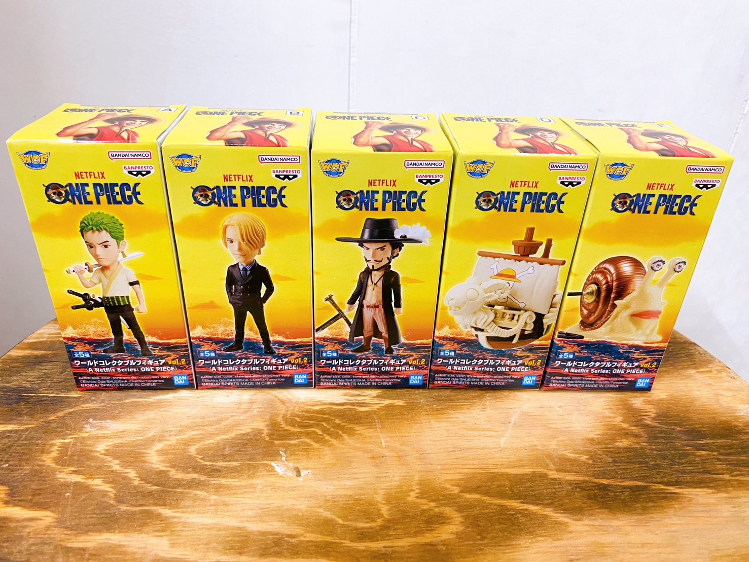 「Vic Toy」代理版 現貨 航海王 海賊王 真人版 WCF vol.1 vol.2 公仔 單售 | 蝦皮購物
