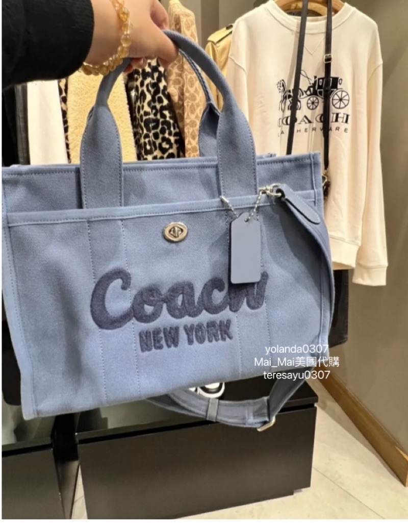 COACH 帆布托特包 Cargo Tote 26 Tote34 手提包 斜背包 肩背包 側背包（大小尺寸價格不同） | 蝦皮購物
