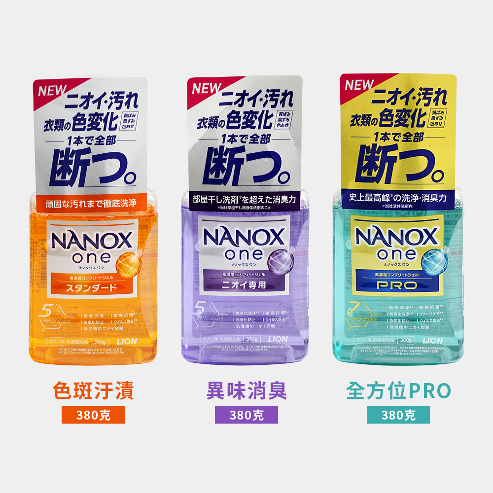 【日本進口】LION 獅王洗衣精 奈米樂洗衣精 超濃縮洗衣精 獅王奈米樂 nanox 高濃縮洗衣精 380g/640g | 蝦皮購物