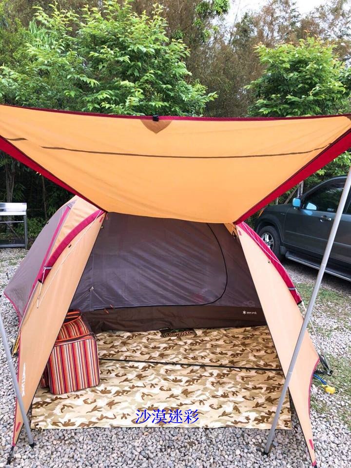 LOWDEN訂製Coleman TOUGH 2 room DX灰咖啡/3025 CM-07040 帳篷專用 防水帳外地墊 | 蝦皮購物