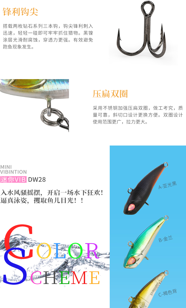 【LUZ路亞】【絕版品】釣之屋 DW28 顫泳 VIB 低水溫好用 溪流 黑鱸 曲腰 三間 馬口 路亞 小型回游魚 釣魚 | 蝦皮購物