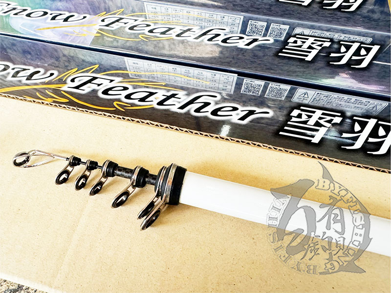 百有釣具 太平洋POKEE 雪羽磯 磯釣竿 斜角珠採用 空心尾約 2-3號 360/450/540 、戀羽磯白色竿身 | 蝦皮購物