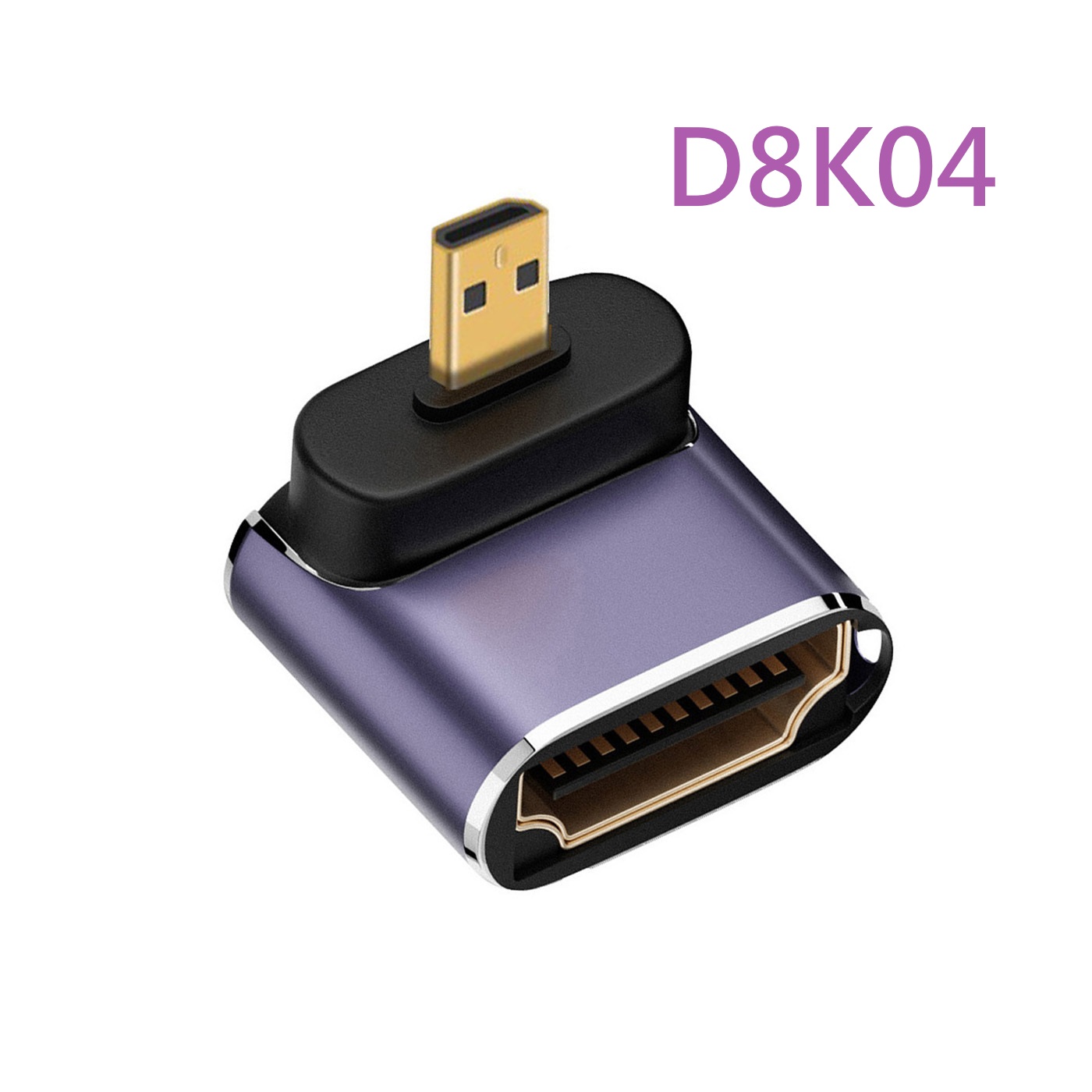 HD-023-D8K HDMI2.1 Micro HDMI公轉HDMI母 MicroHDMI轉接頭 8K60HZ | 蝦皮購物