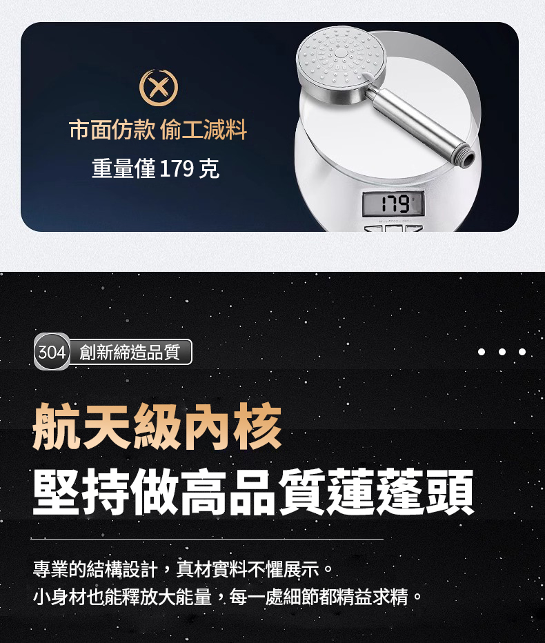 【台灣出貨🚀】水武士 RIMO 304不鏽鋼增壓蓮蓬頭 增壓蓮蓬頭 花灑 浴室 廁所 洗澡 衛浴 居家用品 父親節禮物 | 蝦皮購物