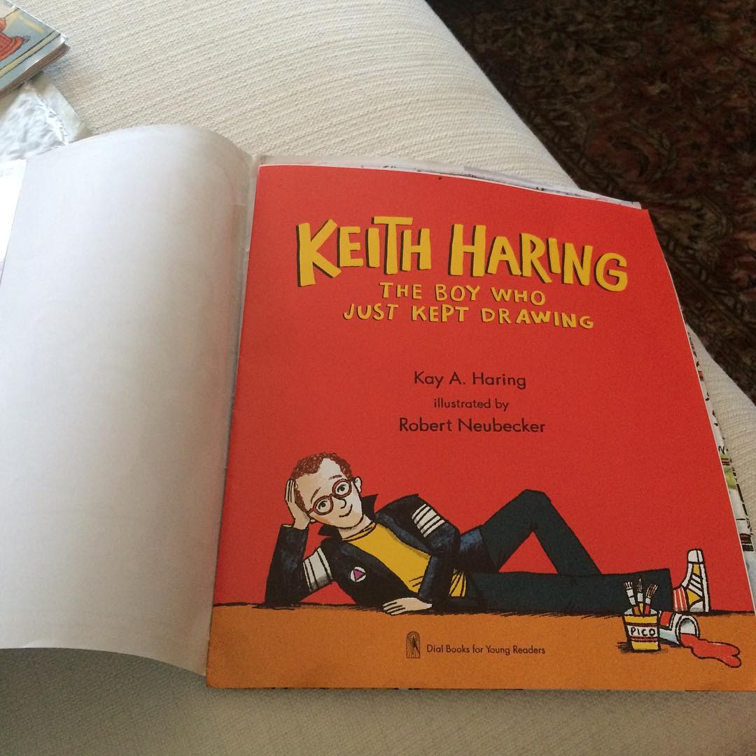 現貨精裝英文繪本Keith Haring ─ The Boy Who Just Kept Drawing缺書店 | 蝦皮購物