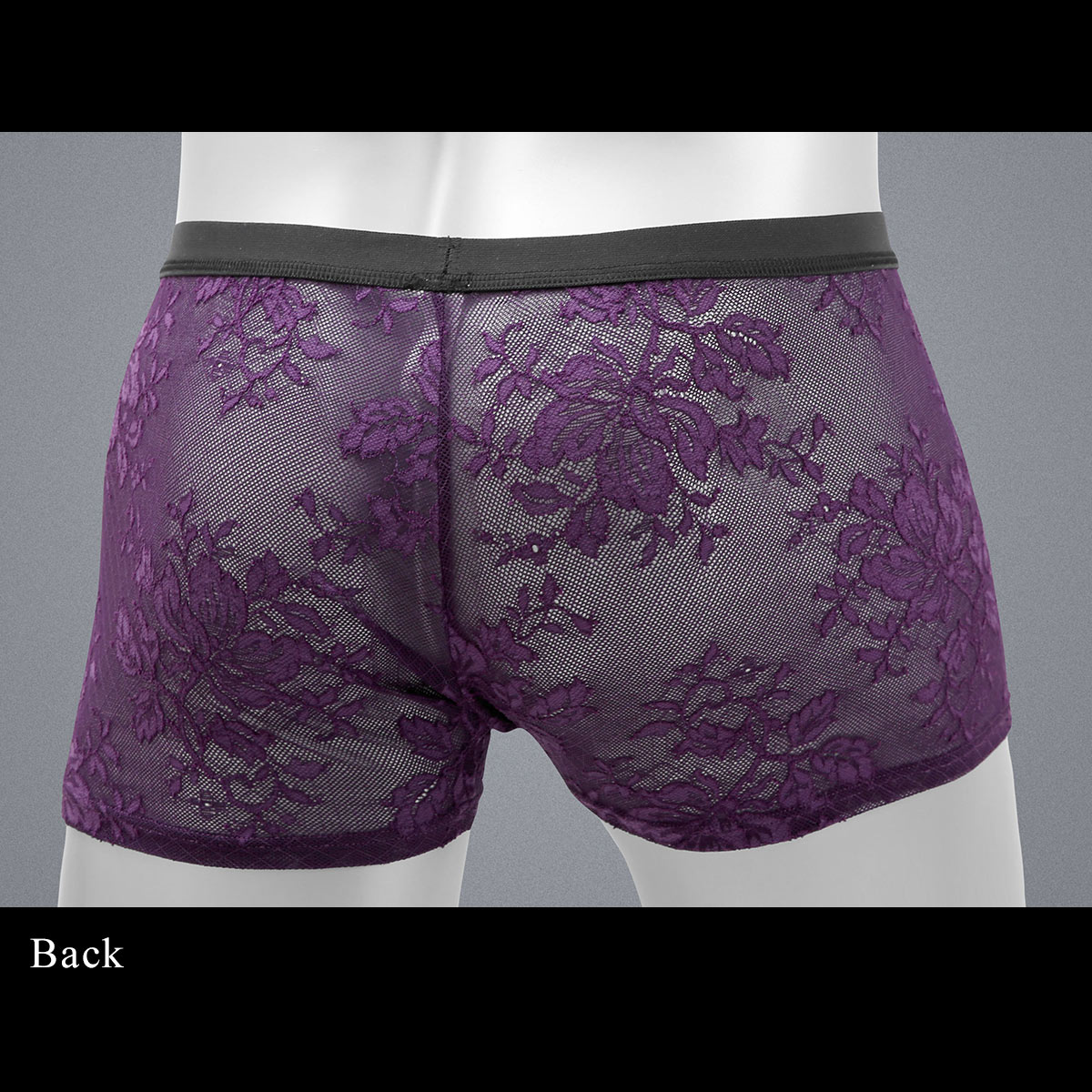 HIMICO男士內褲柔軟舒適全蕾絲鏤空透明誘惑性感透薄平角褲男U001(C2223HMU001BP)(日本直郵)1 | 蝦皮購物