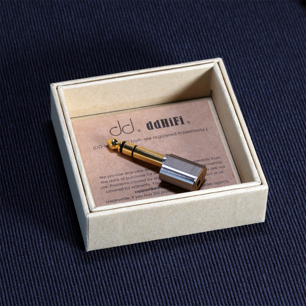 dHiFi DJ65A 3.5mm單端(母)轉6.35mm(公)轉接頭 台灣總代理保固 | 強棒電子 | 蝦皮購物