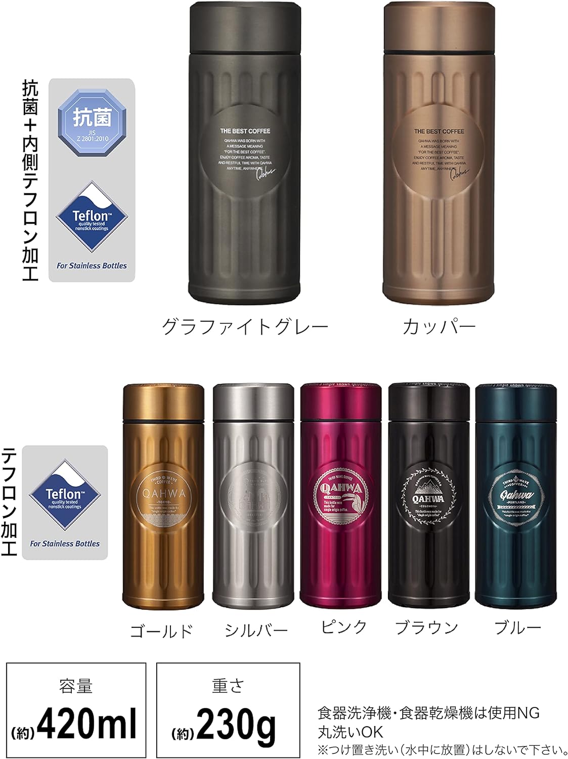 PASS購物【台灣現貨】日本進口 CB Japan Qahwa 精品咖啡保溫杯 保冷杯 不鏽鋼保溫瓶 420ml | 蝦皮購物