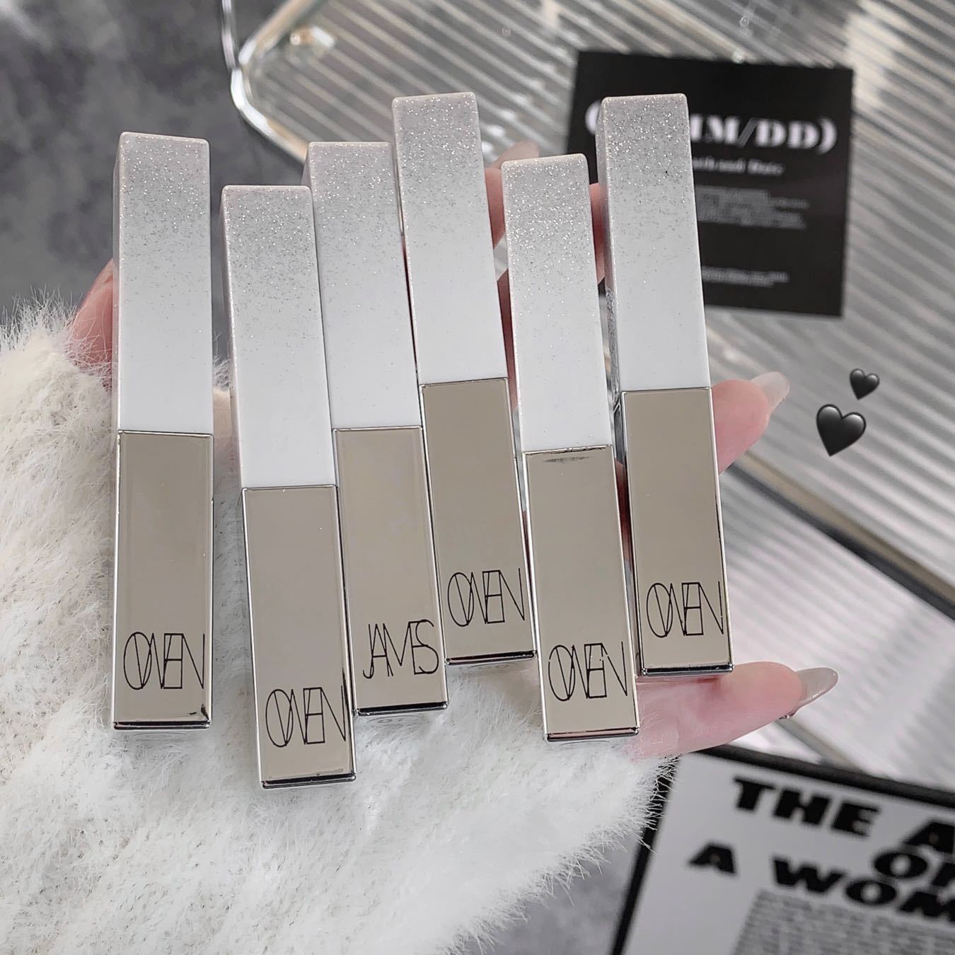 Suke.co 台灣現貨 Owen james 小銀管 口紅 唇膏 啞光 霧面 絲絨 不易掉色 口紅 小紅書 | 蝦皮購物