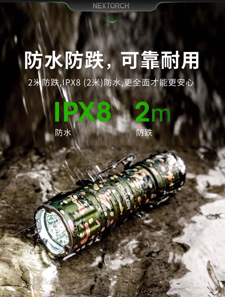【軍警＆露營裝備專賣】NEXTORCH TA20NC 迷彩版迷你戰術電筒（客製化商品，接單後需等待1-2週左右時間） | 蝦皮購物