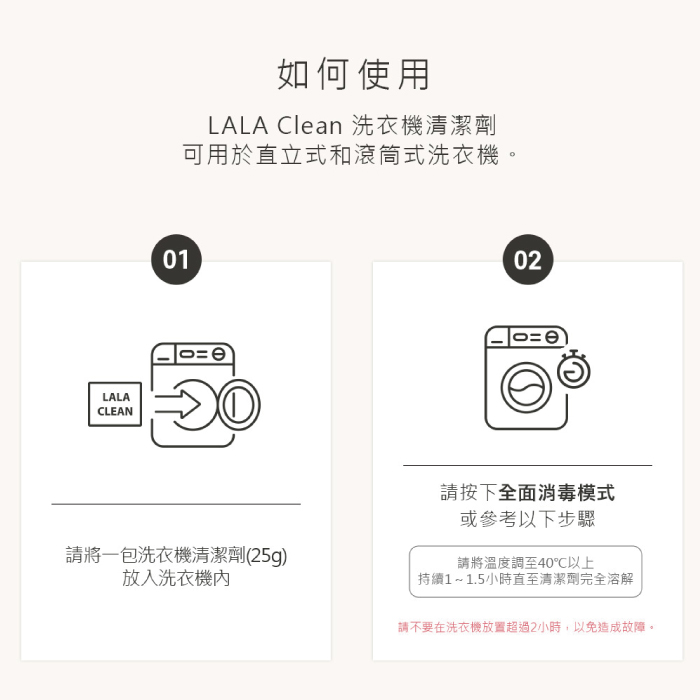 韓國 LALA & MORE CLEAN 洗衣機抑菌清潔粉|洗衣槽清潔劑【麗兒采家】 | 蝦皮購物
