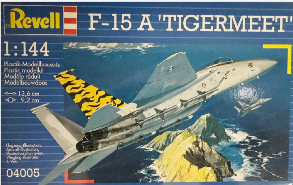 Revell 1/144 F-15A "Tigermeet" 美國F-15A 鷹式戰鬥機虎紋塗裝 (04005) | 蝦皮購物