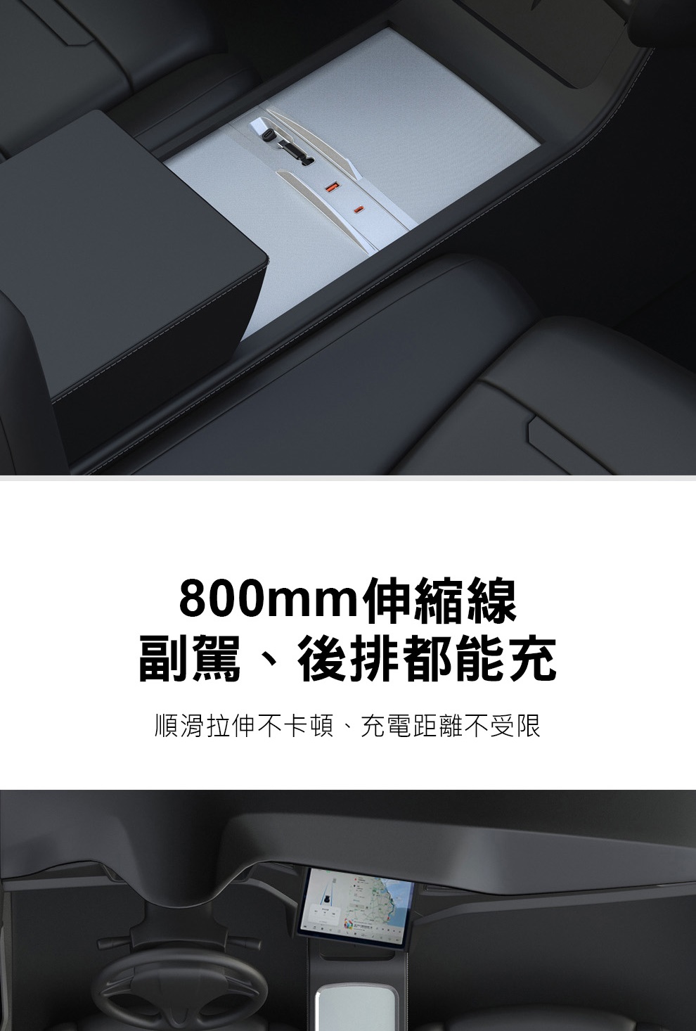 Teala 特斯拉 Model Y/3 煥新版擴線器 擴充器 USB 集線器 HUB 擴線器 中控盒 Model 3 Y | 蝦皮購物