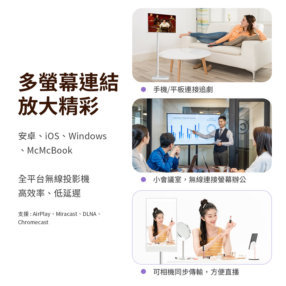 【台灣保固一年】小米有品 mimax 閨蜜機 32寸 觸控螢幕 移動電視 附遙控器 8核心 500萬像素鏡頭 | 蝦皮購物