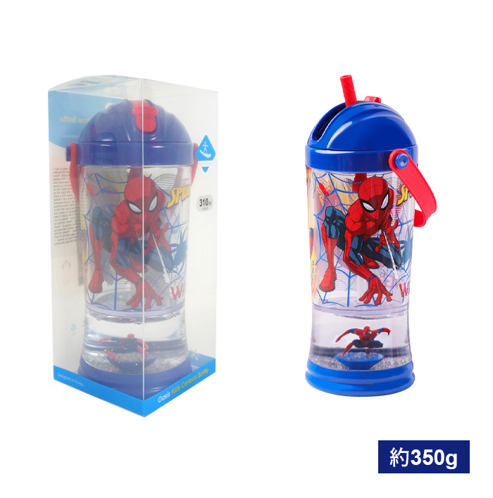 【隔日配】SuperBO 310ml 提把吸管水壺-蜘蛛人｜吸管水壺｜透明水壺｜原廠公司貨 | 蝦皮購物