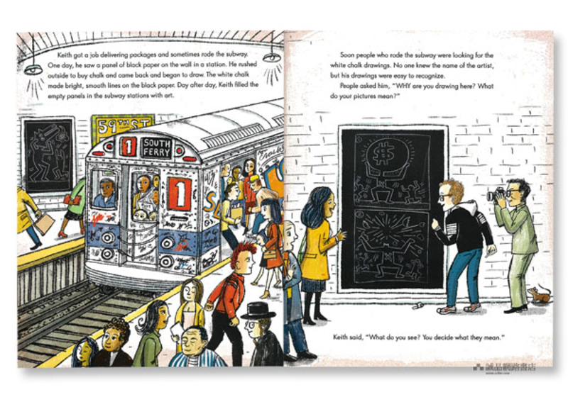 現貨精裝英文繪本Keith Haring ─ The Boy Who Just Kept Drawing缺書店 | 蝦皮購物
