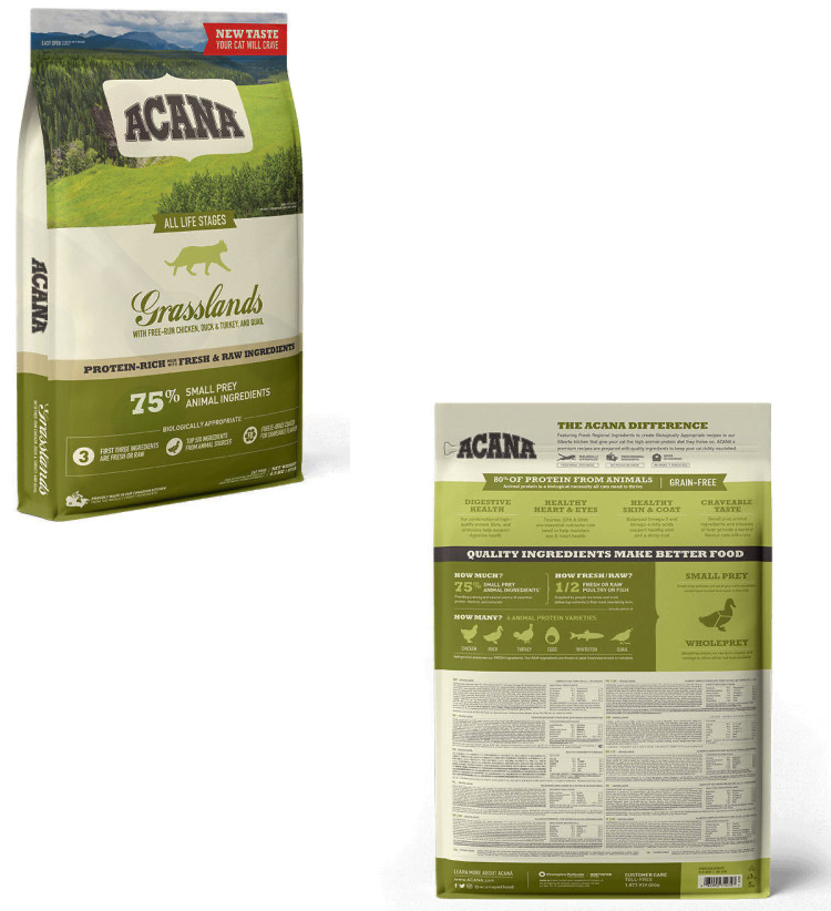 ACANA 】貓飼料全品項1.8kg 貓糧 無穀配方 ｜ WDJ推薦天然糧 無穀配方 農場盛宴 草原盛宴 | 蝦皮購物