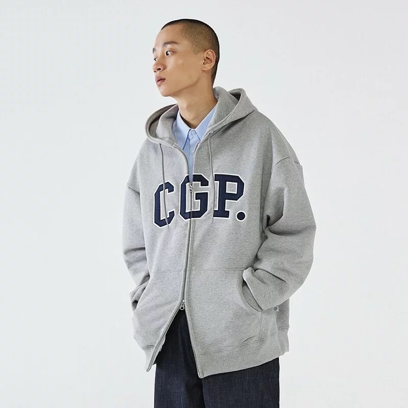 -限定⚡️反季節特價-[現貨]CODEGRAPHY x Hoshi CGP LOGO 刷毛 連帽外套 🇰🇷 | 蝦皮購物