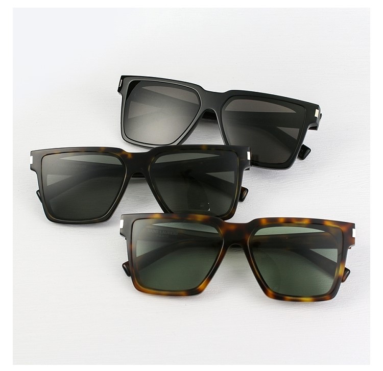 SAINT LAURENT SL610/F 聖羅蘭太陽眼鏡｜潮流復古個性方形大框墨鏡 男生品牌眼鏡框【幸子眼鏡】 | 蝦皮購物