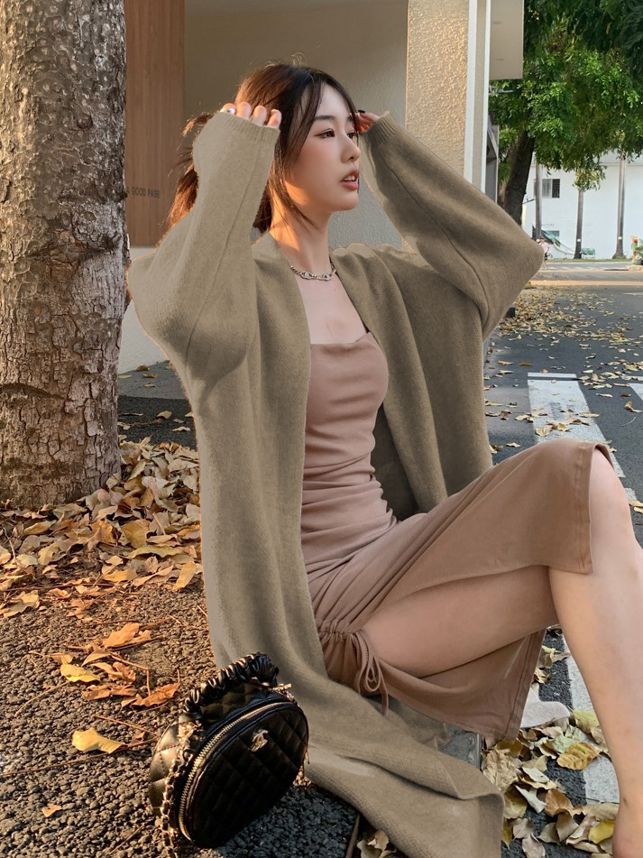 【梨卡】隔日到貨 女裝 綿羊絨 外套 針織外套 冬天外套 秋冬外套 衣服女 女外套 長版外套 DR367【現貨24H】 | 蝦皮購物