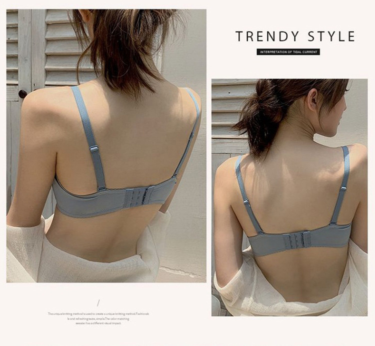 Onedays 北歐雜誌款 素色日系集中內衣 👙厚墊無鋼圈集中托高內衣褲 爆乳 美背 內搭 情趣內衣 調整型 C419 | 蝦皮購物