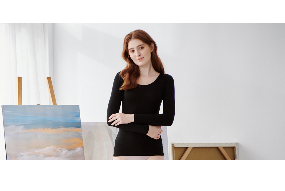 【棉花共和國品牌館】【HEATPLUS】暖女V領/圓領發熱衣(極細纖維 保暖 發熱 輕薄) | 蝦皮購物