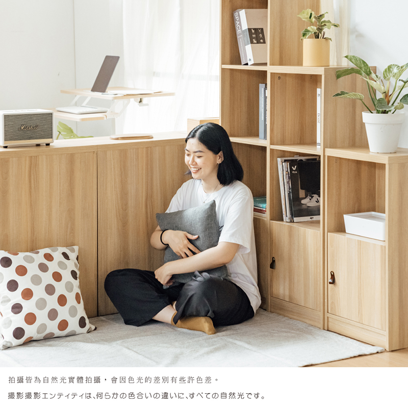 RICHOME 福利品 BO-391 格麗塔 兩格一門 置物櫃 公文櫃 收納櫃 辦公 邊櫃 空櫃 書櫃 展示櫃 層架 | 蝦皮購物