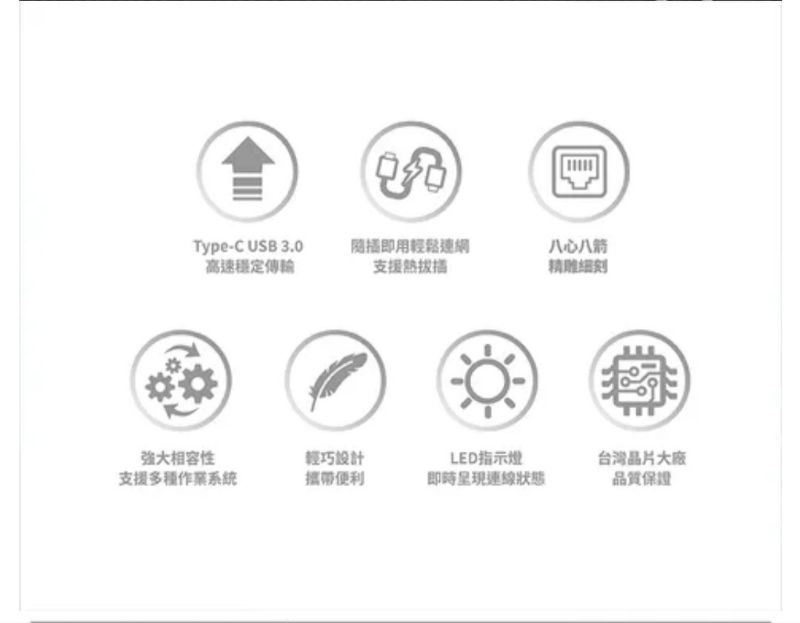 【全新】TOTOLINK C100 Type-C USB3.0轉 RJ4 有線網路卡（有線網路 高效穩定） | 蝦皮購物