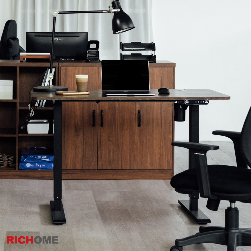 RICHOME DE-301 DUKE-黑爵士電動升降工作桌 辦公桌 電腦桌 工作桌 主管桌 職員桌 書桌 近全新 | 蝦皮購物