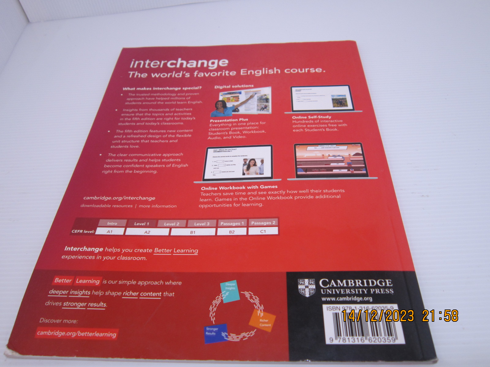 「二手書」(下載碼未開封) 半冊課本 Interchange 1A Student's book 5版 5ed | 蝦皮購物