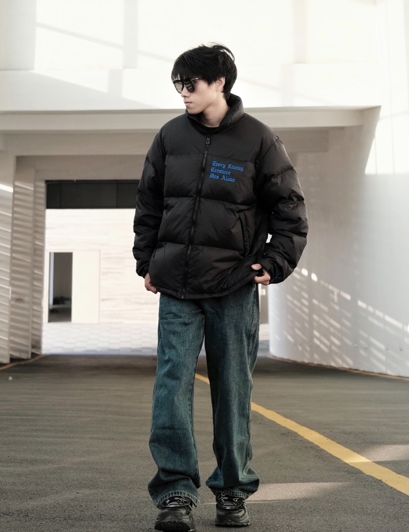 [TPAC] 🇺🇸 超限量 VLONE KNITTED PUFFER JACKET 刺繡羽絨夾克外套 | 蝦皮購物