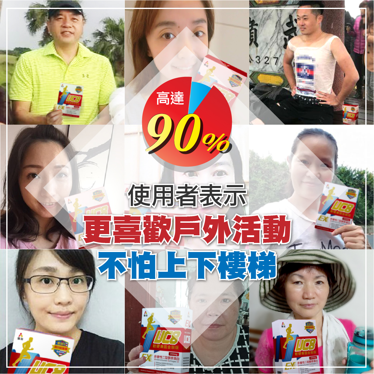 【買5送1】 醫加 UC8 非變性二型膠原 UC2 葡萄糖胺 軟骨素 維生素 鈣 8合1複方 行動靈活 保健品 醫師推薦 | 蝦皮購物